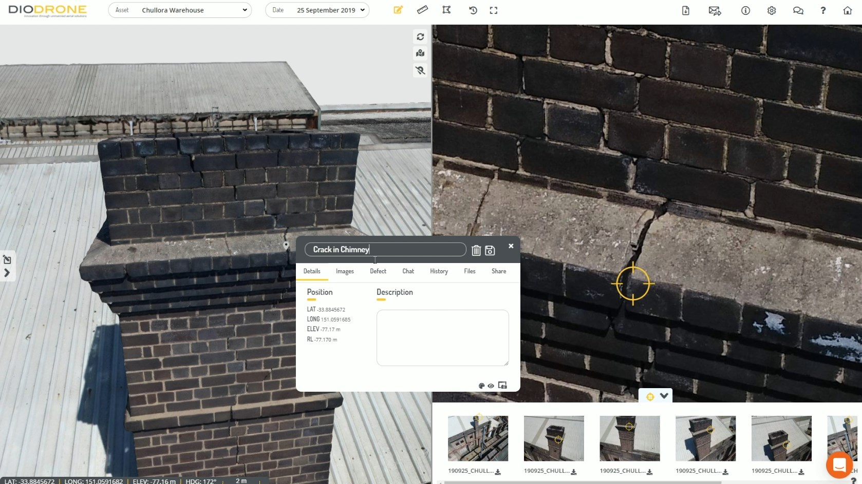 3D Reality Model of Building for Remote Inspection - Diospatial